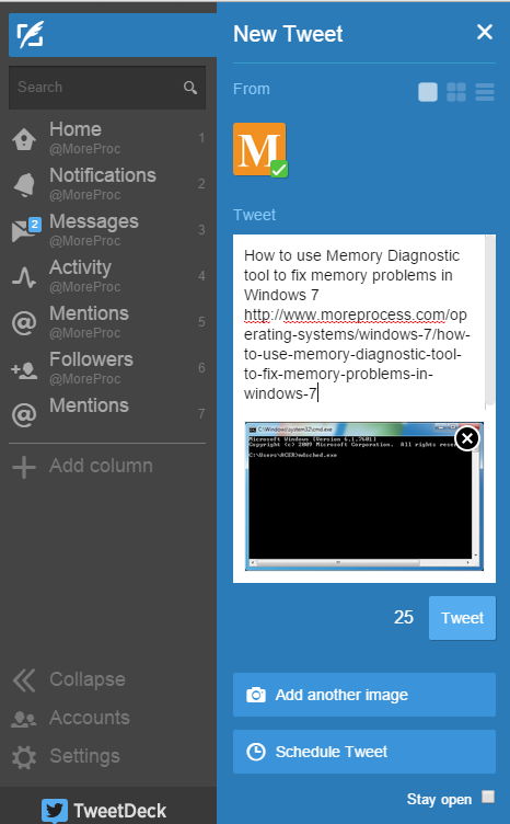 Beginner's Guide To TweetDeck, View Live Twitter Feed, Stream